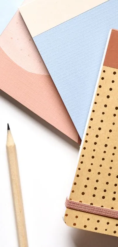 Minimal Stationery Aesthetic Wallpaper - free download