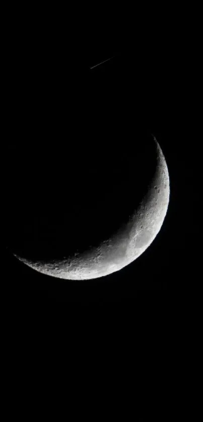 Minimalist Crescent Moon Wallpaper - free download