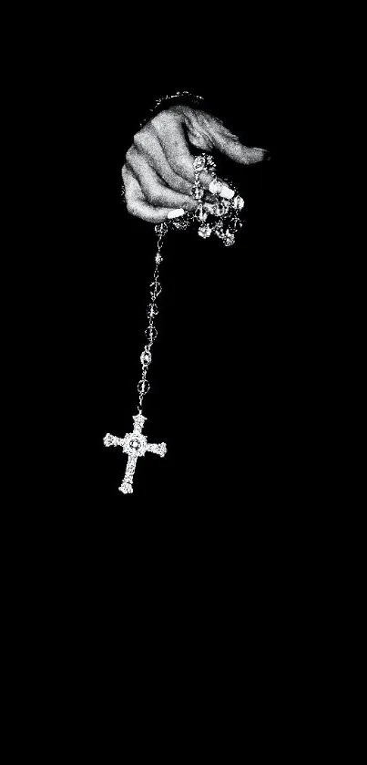 Minimalist Cross Hand Wallpaper - free download