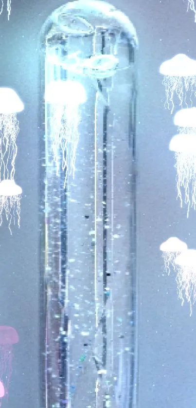 Minimalist Glass Tube Wallpaper - free download