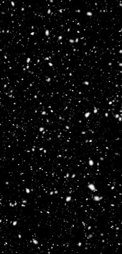 Minimalist Snowfall Phone Background - free download