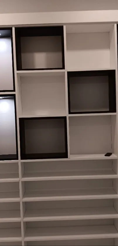 Modern Geometric Shelf Design - free download