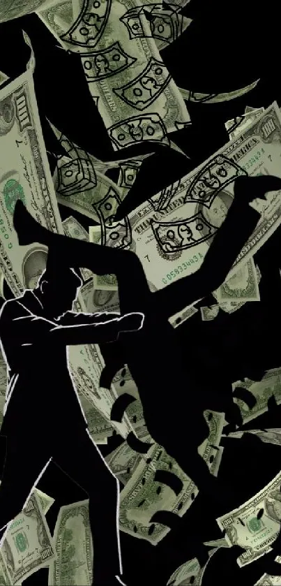 Money Rain Mobile Wallpaper - free download