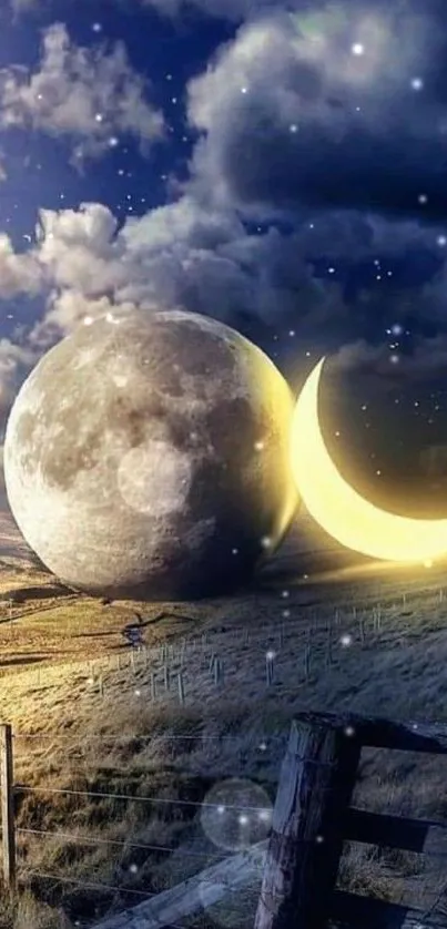 Moonlight Meadow Dreamscape - free download