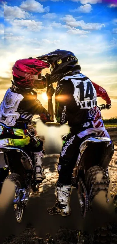 Motocross Sunset Adventure - free download