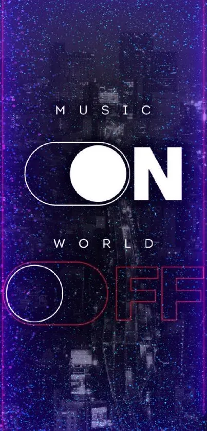 Music On, World Off Wallpaper - free download