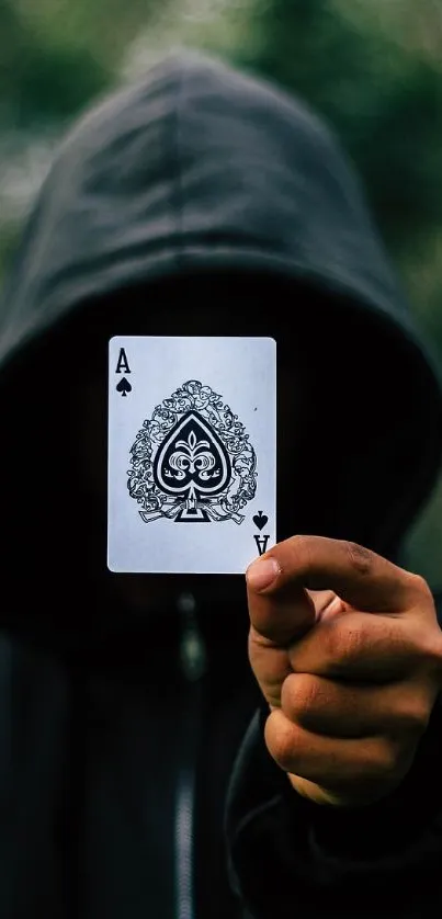 Mysterious Ace of Spades Art - free download