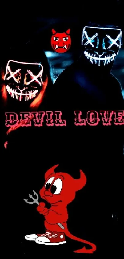 Mysterious Devil Love Wallpaper - free download