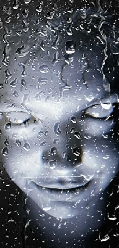 Mysterious Face Behind Glass - free download