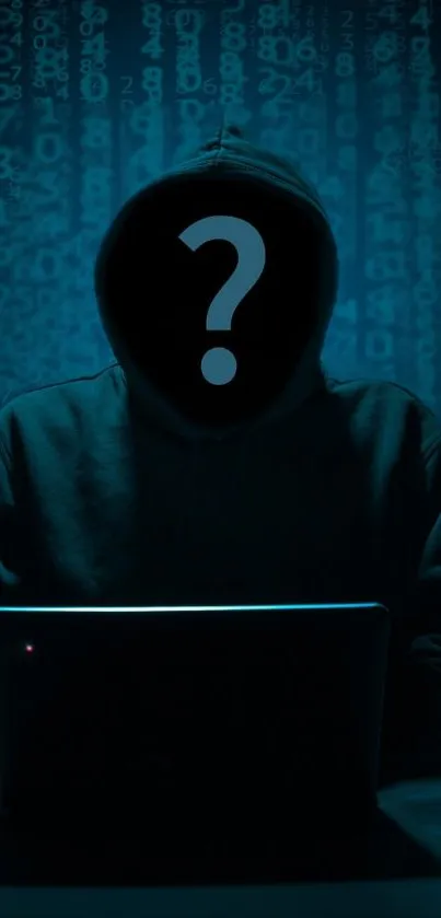 Mysterious Hacker Wallpaper - free download