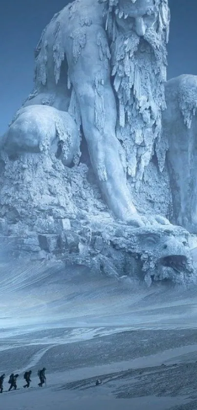 Mysterious Ice Giant Wallpaper - free download