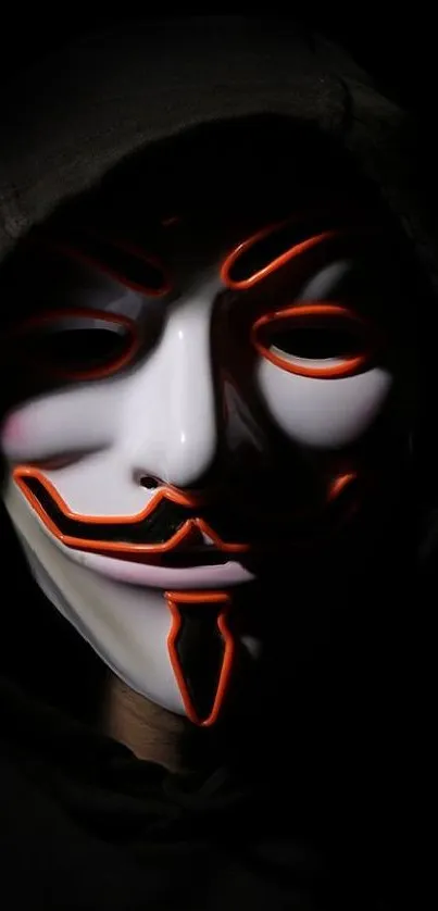 Mysterious Masked Avatar Art - free download