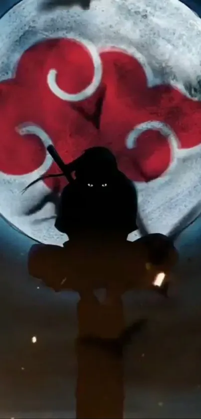 Mysterious Ninja Moon Wallpaper - free download