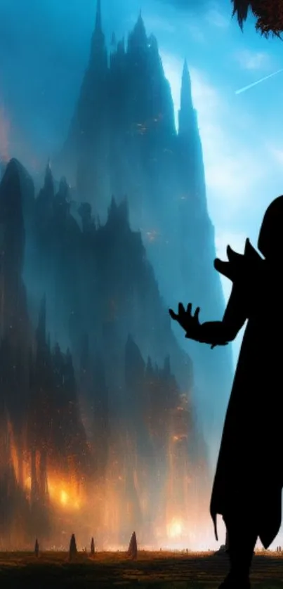 Mystic Silhouette Fantasy Wallpaper - free download
