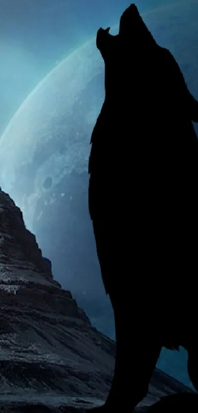 Mystic Wolf and Moonlight - free download