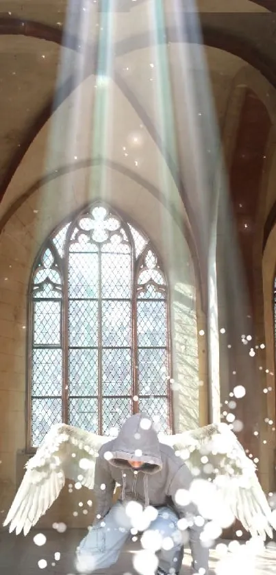 Mystical Angel Light Wallpaper - free download