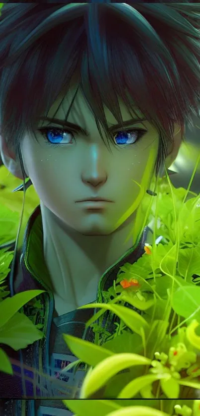 Mystical Anime Character Wallpaper - free download