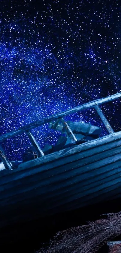 Mystical Blue Night Wallpaper - free download