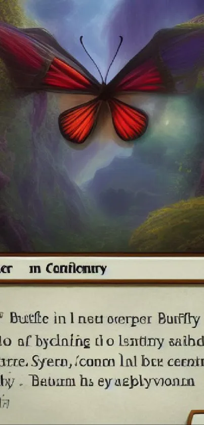 Mystical Butterfly Fantasy Art - free download