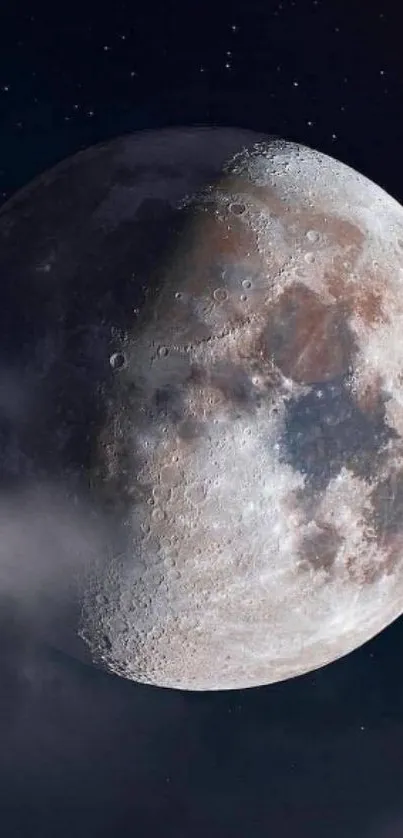 Mystical Celestial Moon Wallpaper - free download