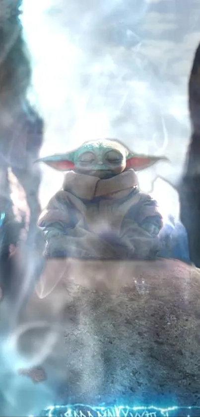 Mystical Creature Meditation Art - free download