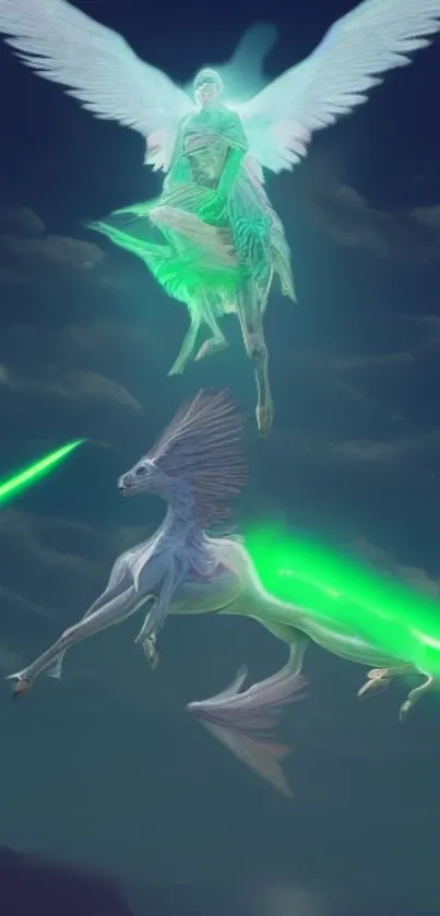 Mystical Creatures in Flight - free download