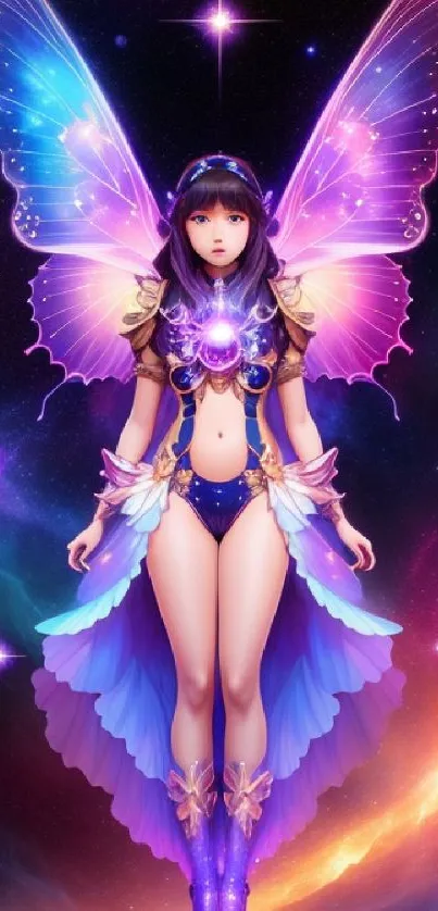 Mystical Fairy in Galaxy - free download