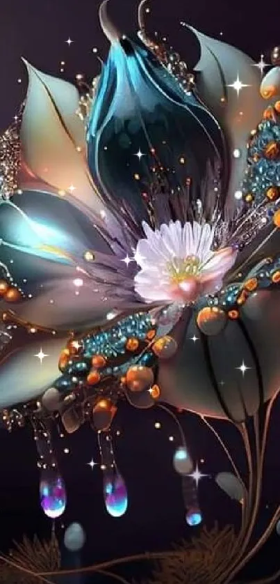 Mystical Floral Fantasy Art - free download