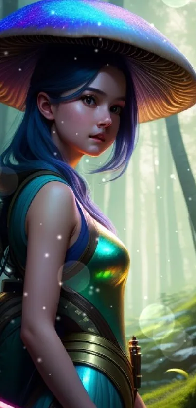Mystical Forest Girl Art - free download