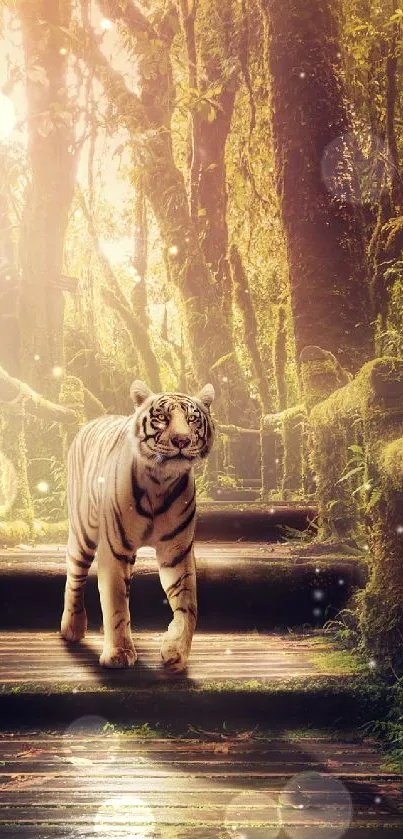 Mystical Forest Tiger Path - free download