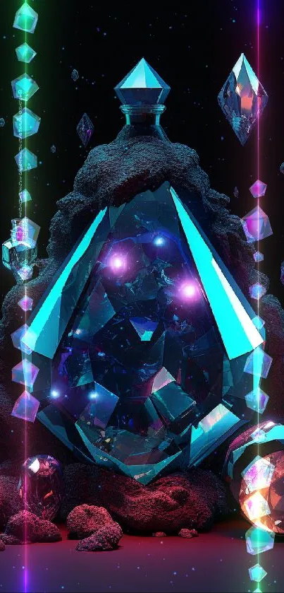 Mystical Gemstone Fantasy Art - free download