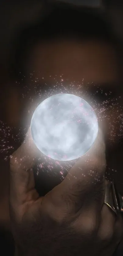 Mystical Hand Holding Orb - free download