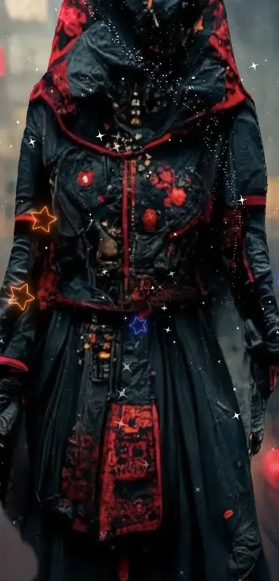 Mystical Hooded Figure Wallpaper - free download