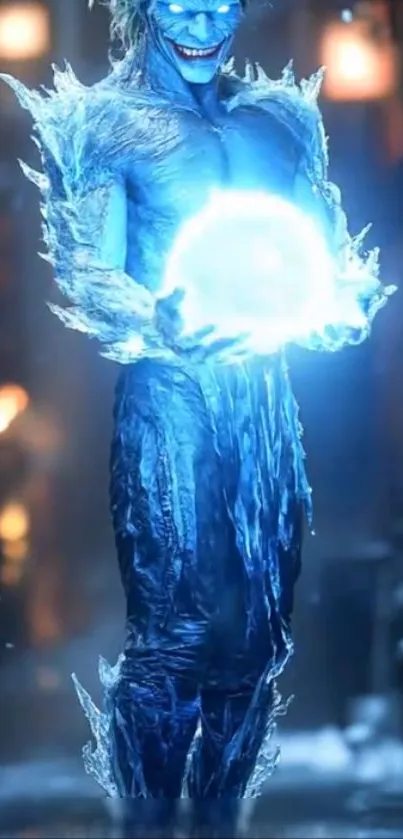 Mystical Ice Creature Wallpaper - free download