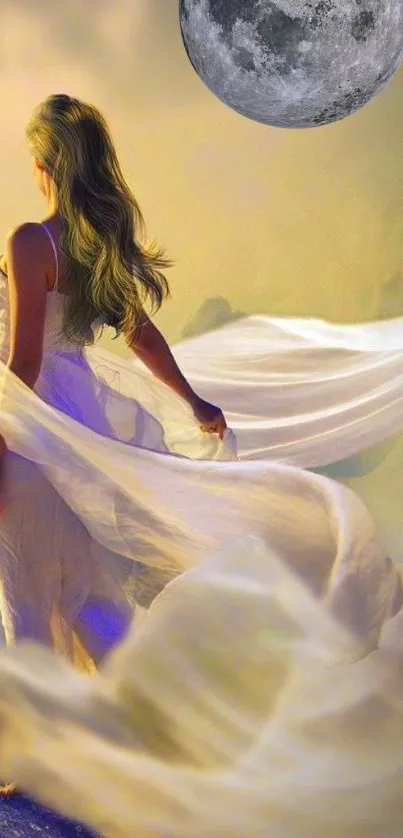 Mystical Moonlit Dream Wallpaper - free download