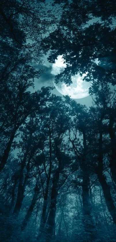 Mystical Moonlit Forest Art - free download