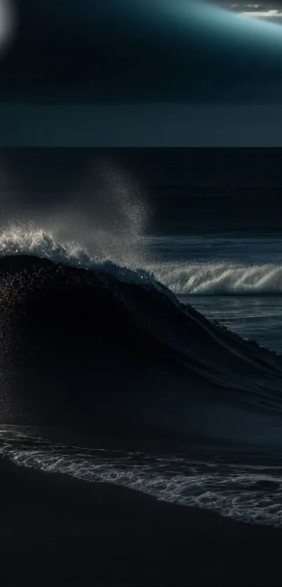 Mystical Ocean Night Wallpaper - free download