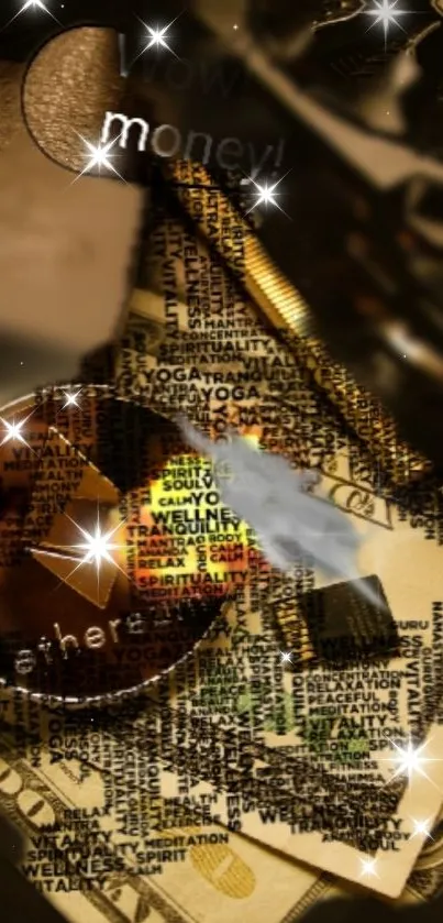 Mystical Word Collage Wallpaper - free download