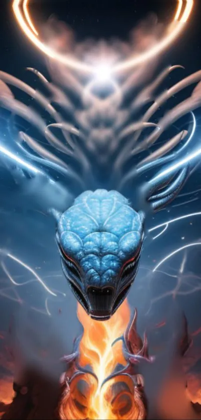 Mythical Creature Cosmic Art - free download