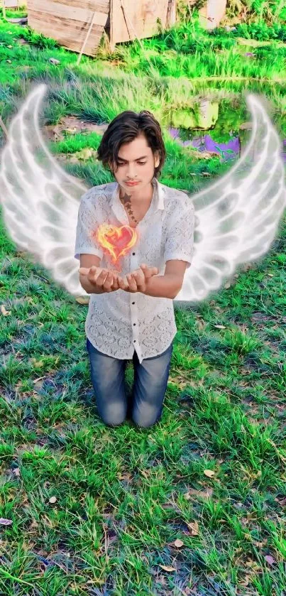 Mythical Creature People In Nature Leaf Live Wallpaper