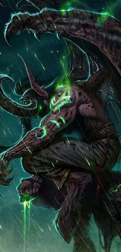 Mythical Demon Fantasy Art - free download