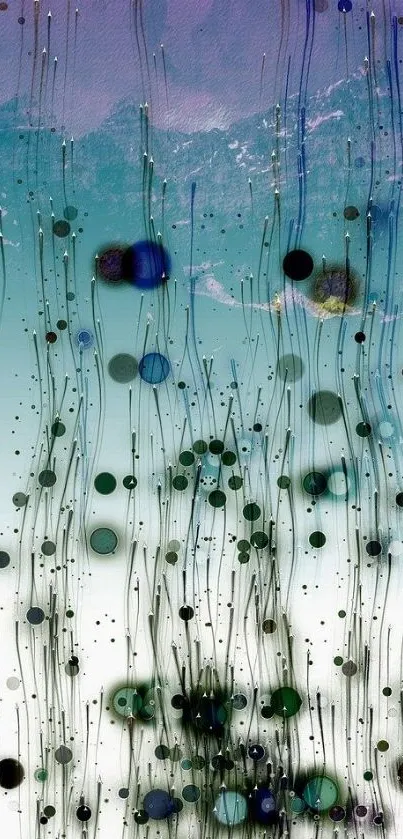 Nature Abstract Rain Live Wallpaper - free download