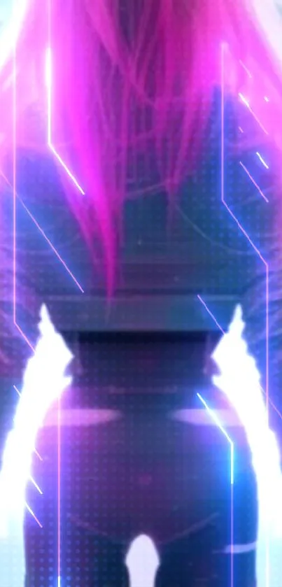 Neon Glow Cyberpunk Art - free download