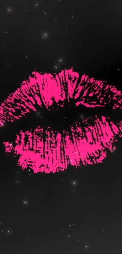 Bold Pink Lips Wallpaper - free download