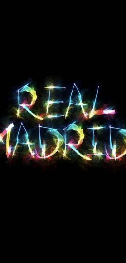 Neon Real Madrid Wallpaper - free download