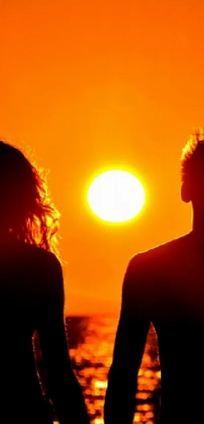 Orange Sunset Summer Live Wallpaper - free download