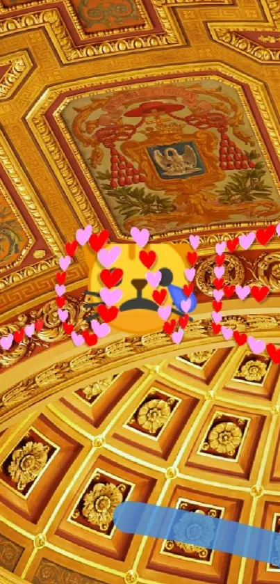 Ornate Ceiling Phone Wallpaper - free download