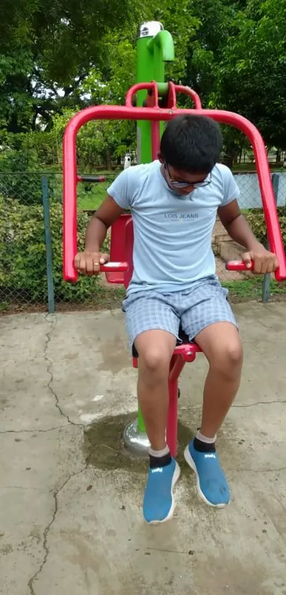 Outdoor Fitness Equipment Fun - free download