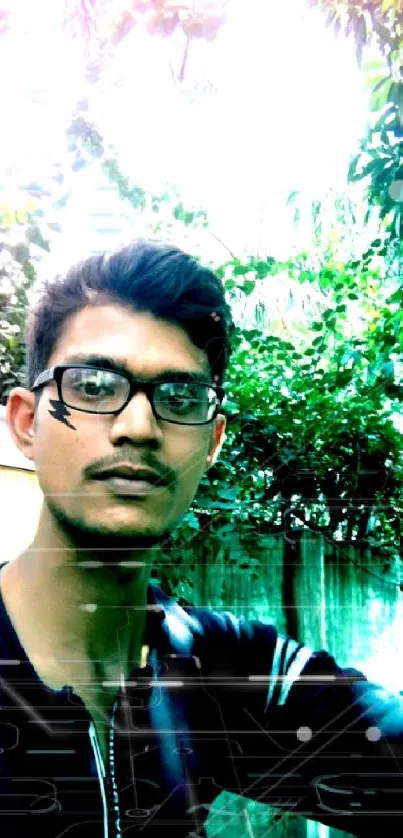 Outdoor Greenery Portrait - free download