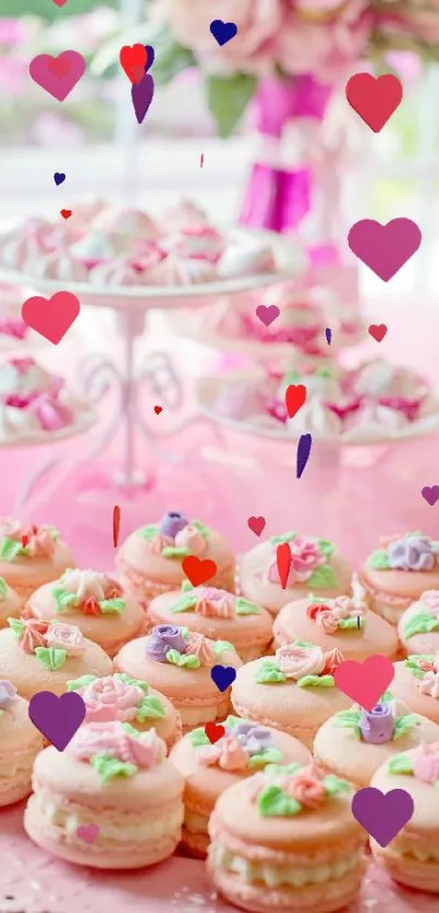 Pastel Macaron Dessert Display - free download